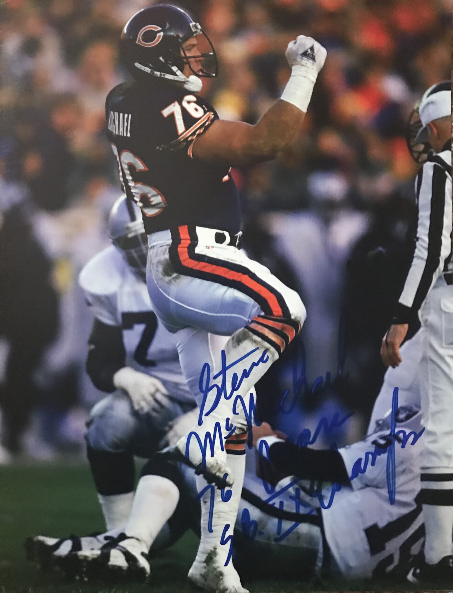Gary Fencik, Doug Plank “Hitmen” 16×20 With JSA COA - Chicagoland ...