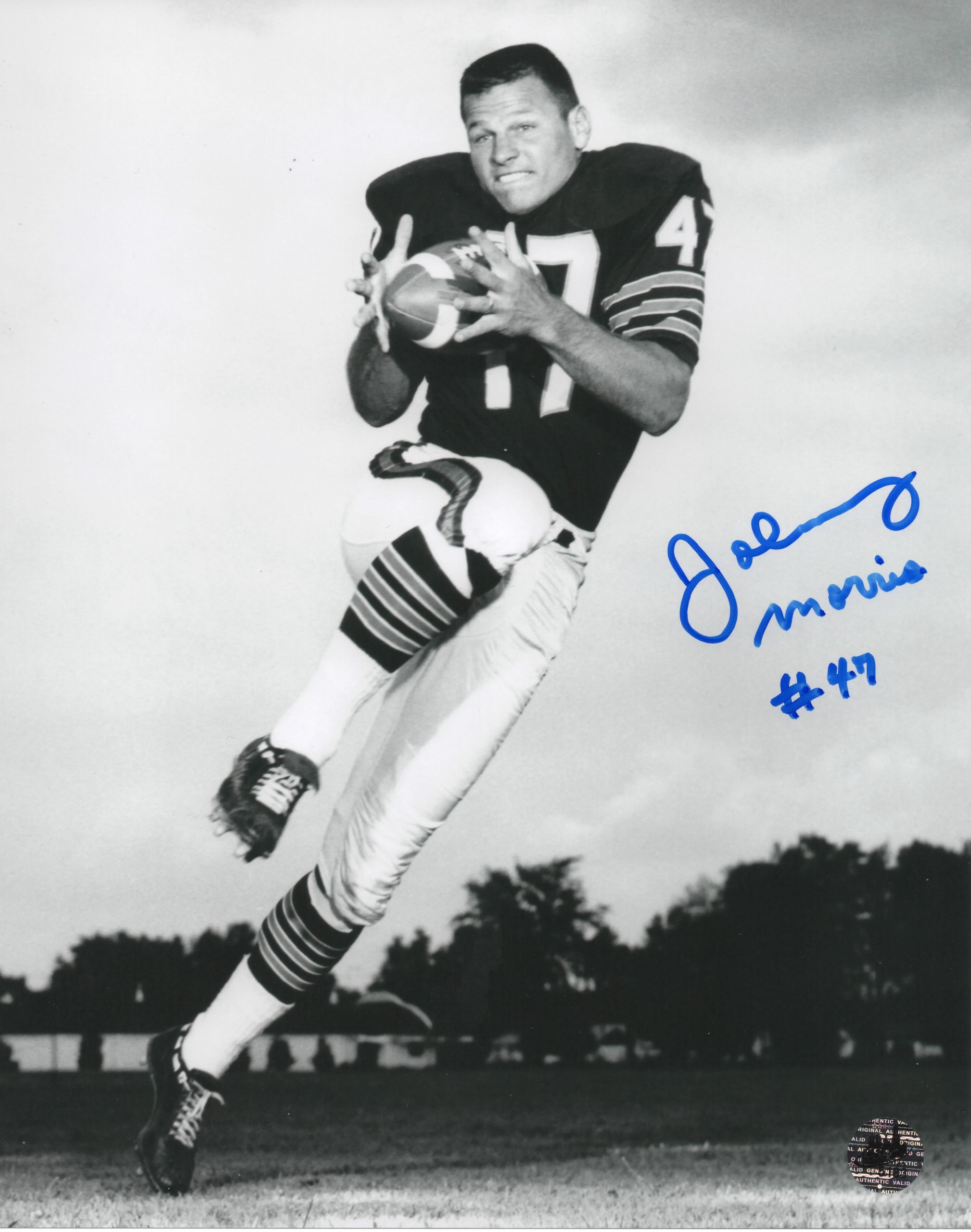Johnny Morris Signed 8×10 - Chicagoland Sports Appearance Connection