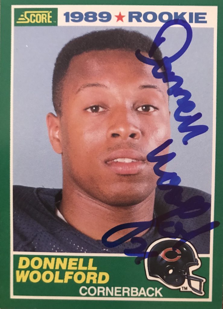 Donnell Woolford Signed Card - Chicagoland Sports Appearance Connection