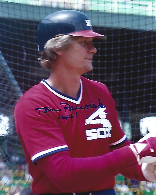 Tom Paciorek Signed 8×10 - Chicagoland Sports Appearance Connection