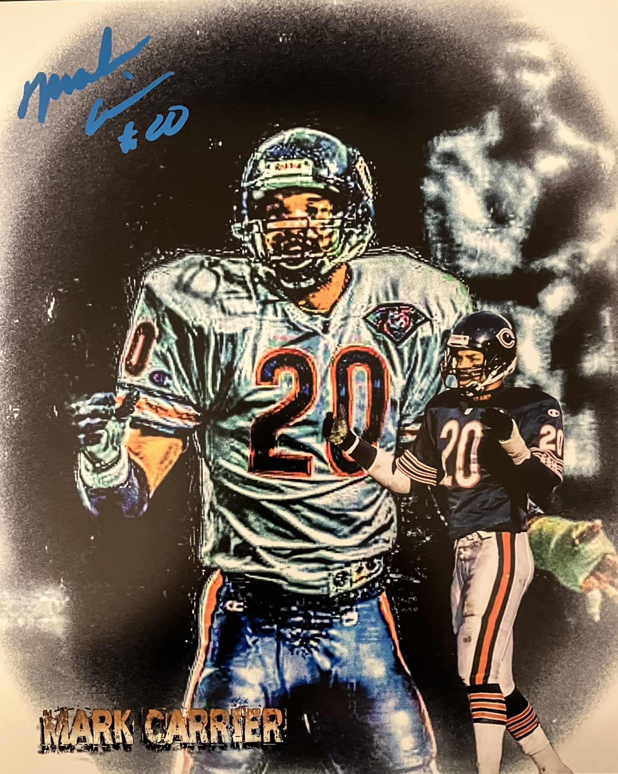Mark Carrier Signed 8×10 - Chicagoland Sports Appearance Connection