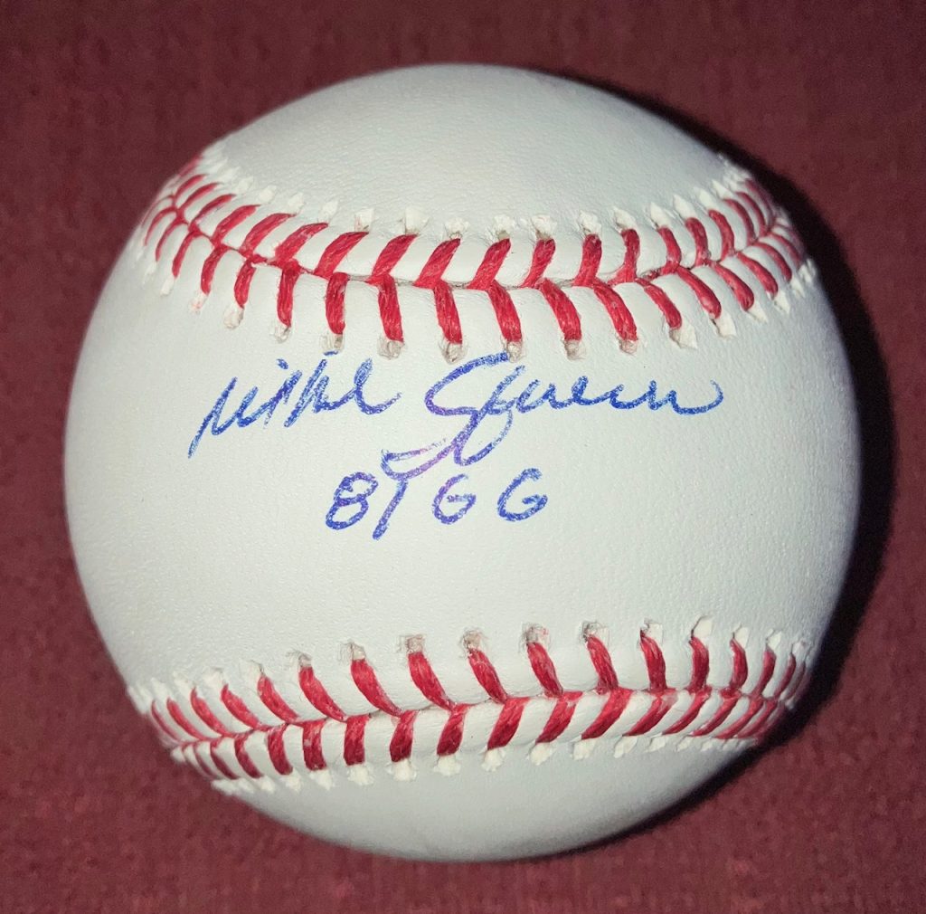 Mike Squires Signed MLB Baseball w/81 GG Inscr. - Chicagoland Sports ...