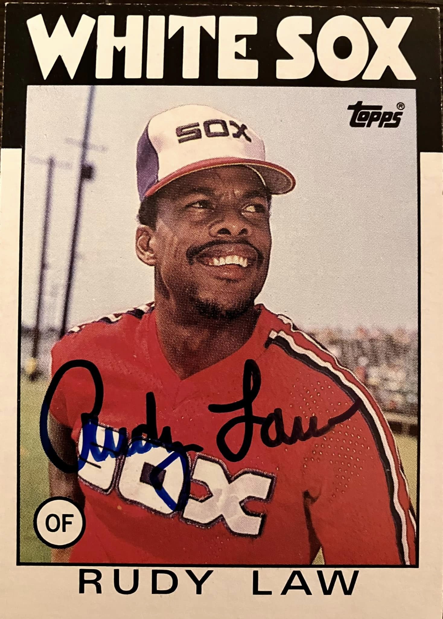 Rudy Law Signed Card - Chicagoland Sports Appearance Connection