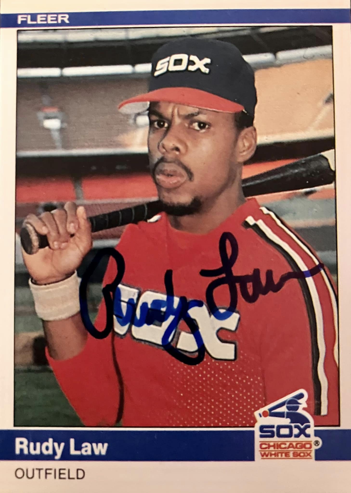 Rudy Law Signed Card - Chicagoland Sports Appearance Connection