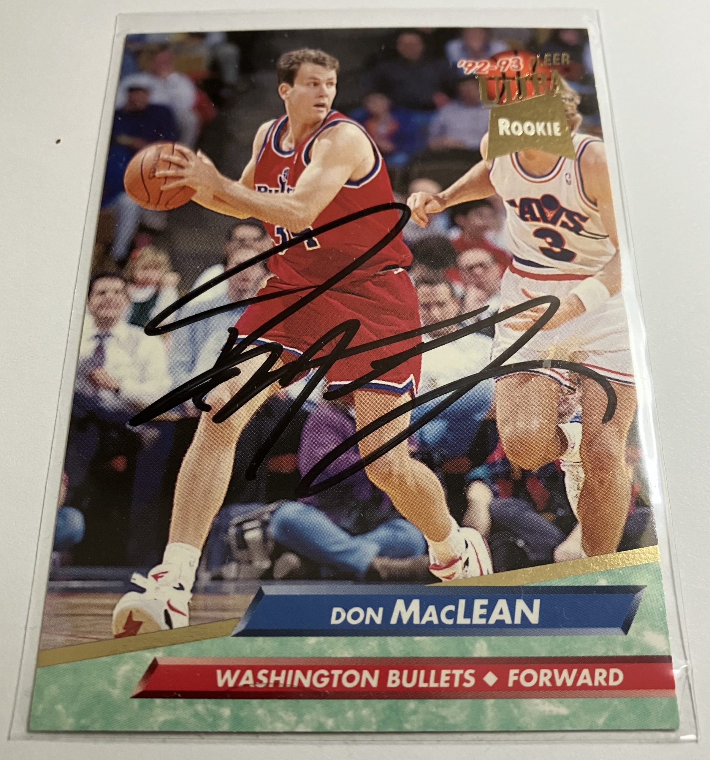 Don MacLean Signed Card - Chicagoland Sports Appearance Connection