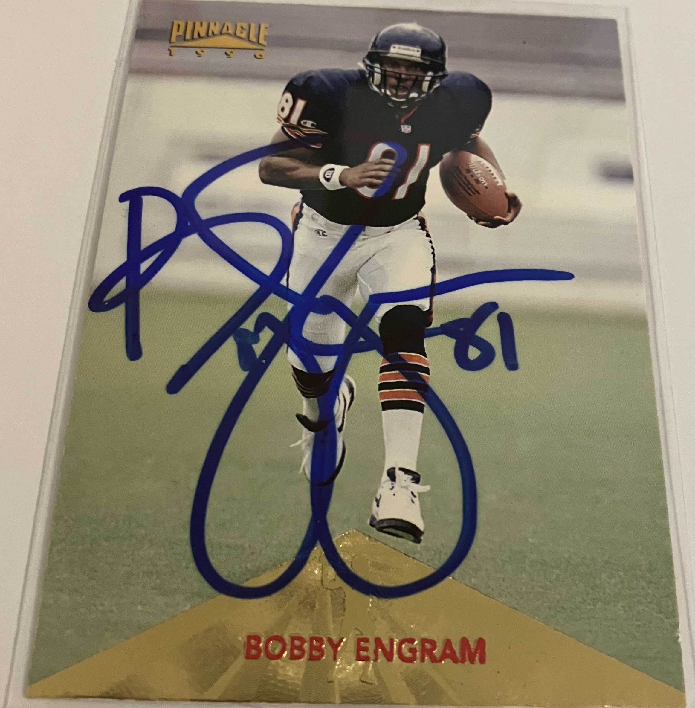 Bobby Engram Signed Card - Chicagoland Sports Appearance Connection