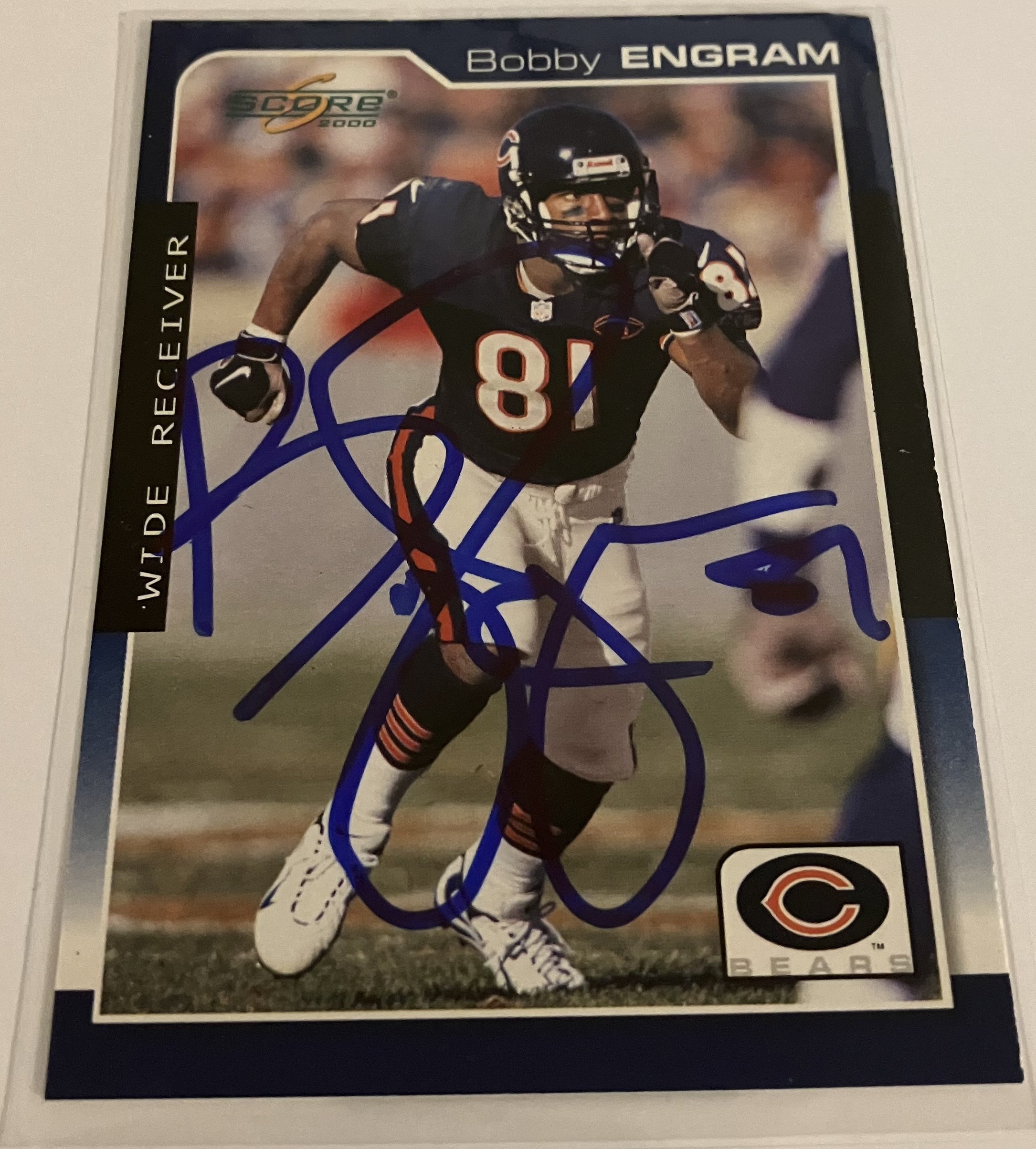 Bobby Engram Signed Card - Chicagoland Sports Appearance Connection