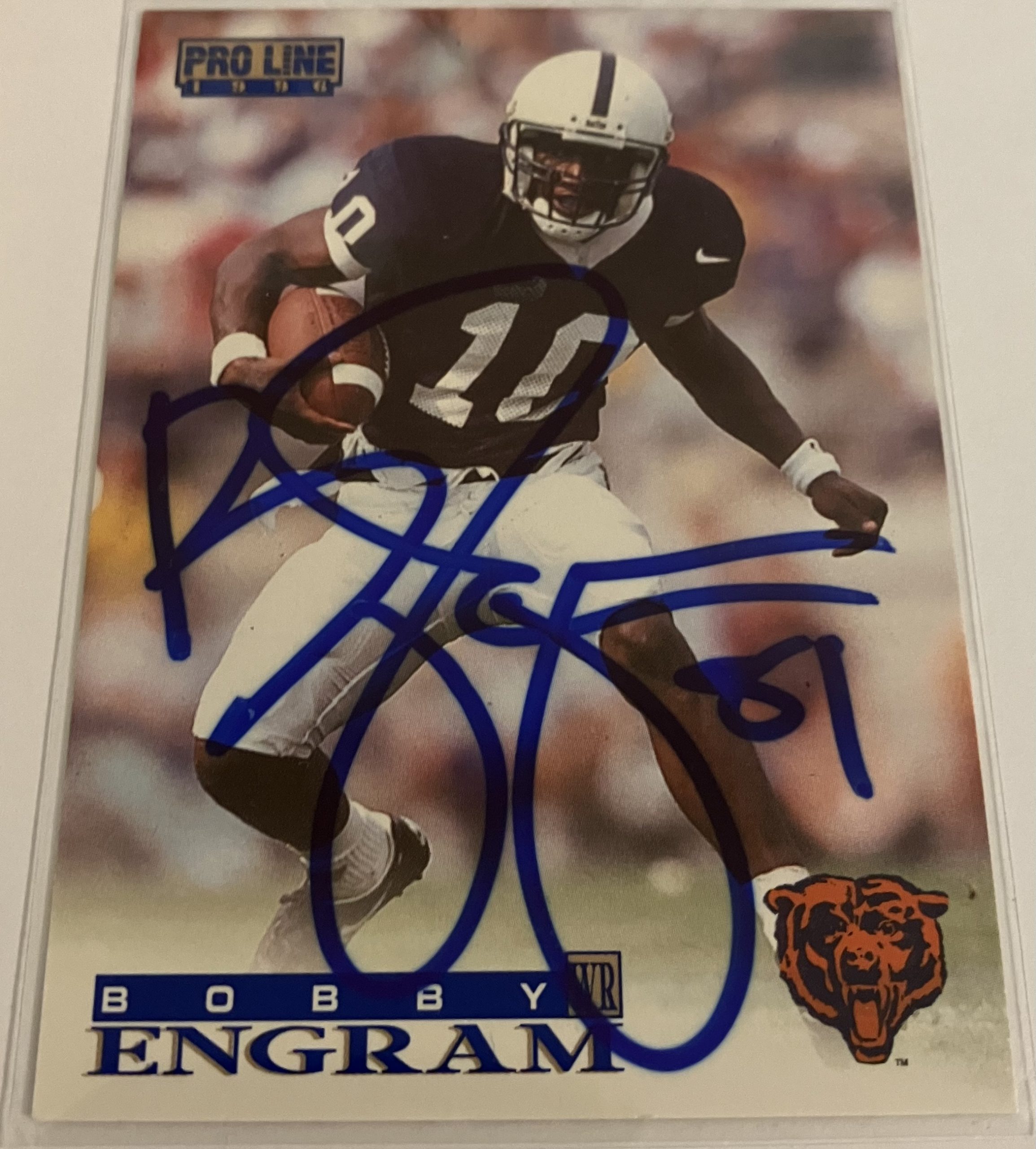 Bobby Engram Signed Card - Chicagoland Sports Appearance Connection