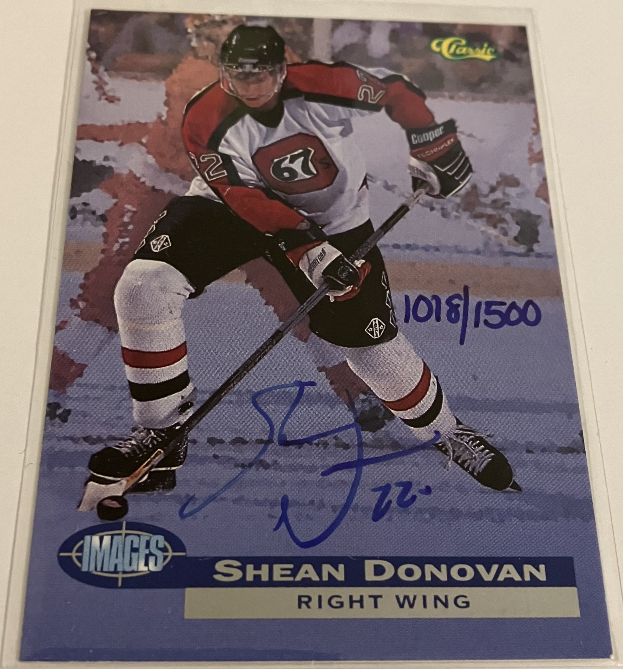 Shean Donovan Signed Card - Chicagoland Sports Appearance Connection